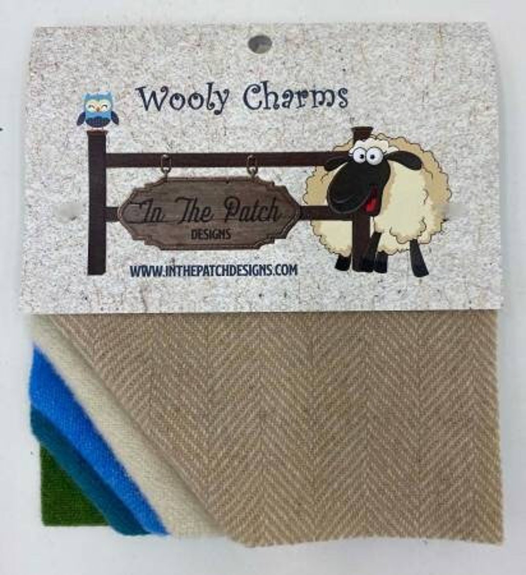 In the Patch Designs ~ Wooly Charms Seaside ~ 5ct ~ 5" X 5" ~ Wool ...