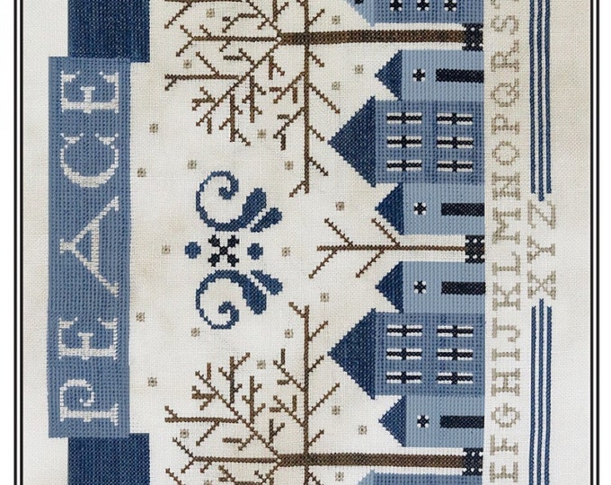 Artful Offerings WINTER'S PEACE Cross Stitch Pattern ~ Winter Cross ...