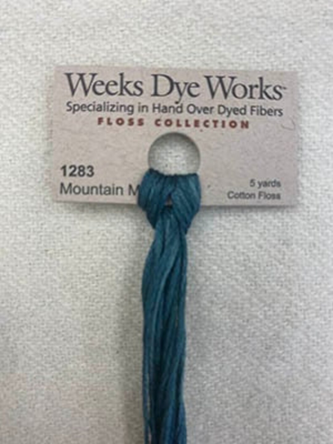Weeks Dye Works MOUNTAIN MIST 6 Strand Hand-dyed Embroidery Floss - WDW ...