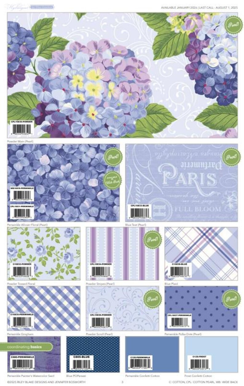 Jennifer Bosworth ~ Shabby Fabrics ~ Hydrangeas in the Garden Fat ...