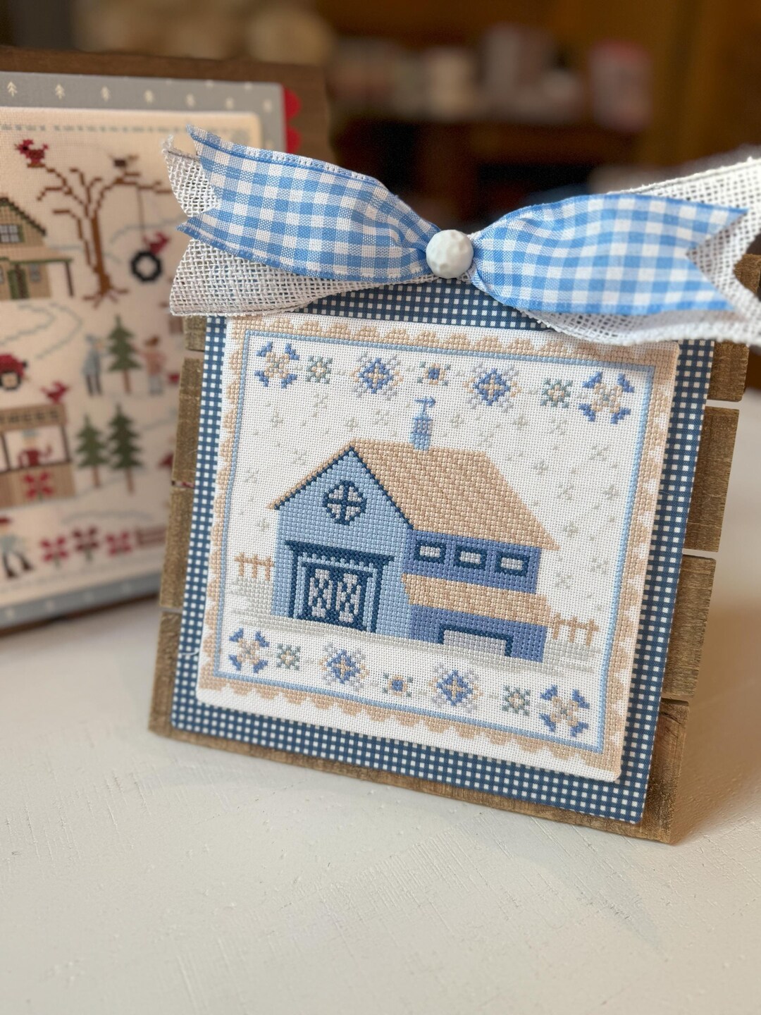 Anabella's Needleart JANUARY BARN 2025 Cross Stitch Pattern ~ January ...