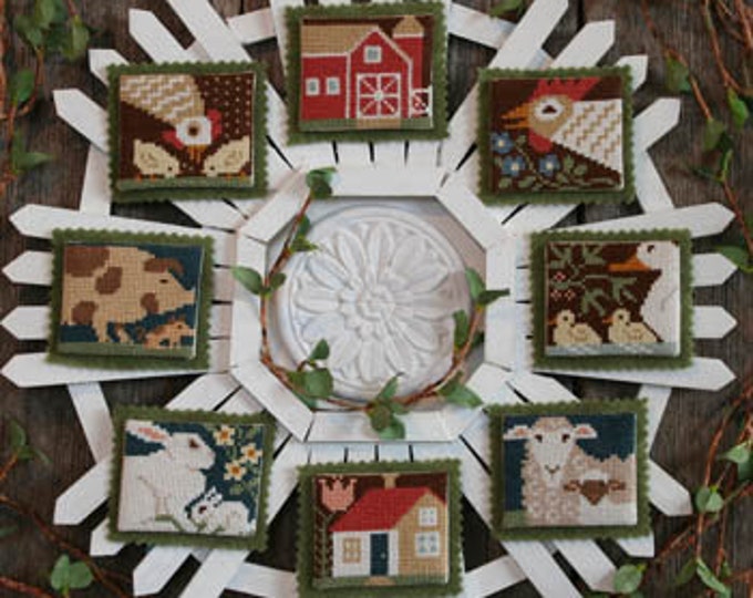 The Prairie Schooler WELCOME SPRING Cross Stitch Patterns - Spring ...