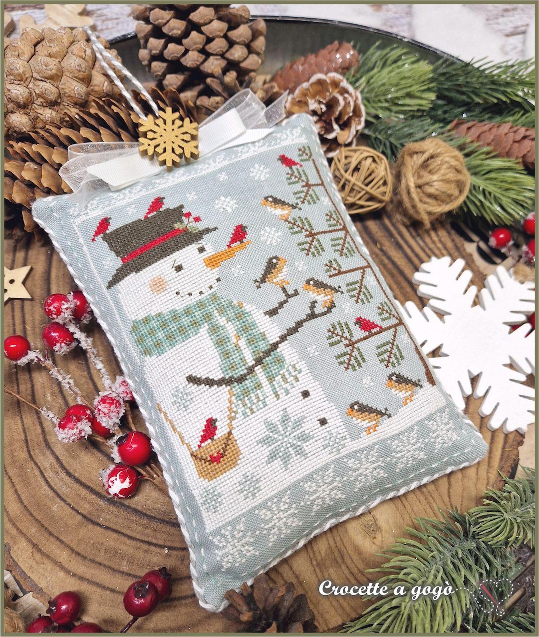 Crocette a Gogò A WINTER'S DAY Cross Stitch Pattern -winter Cross ...
