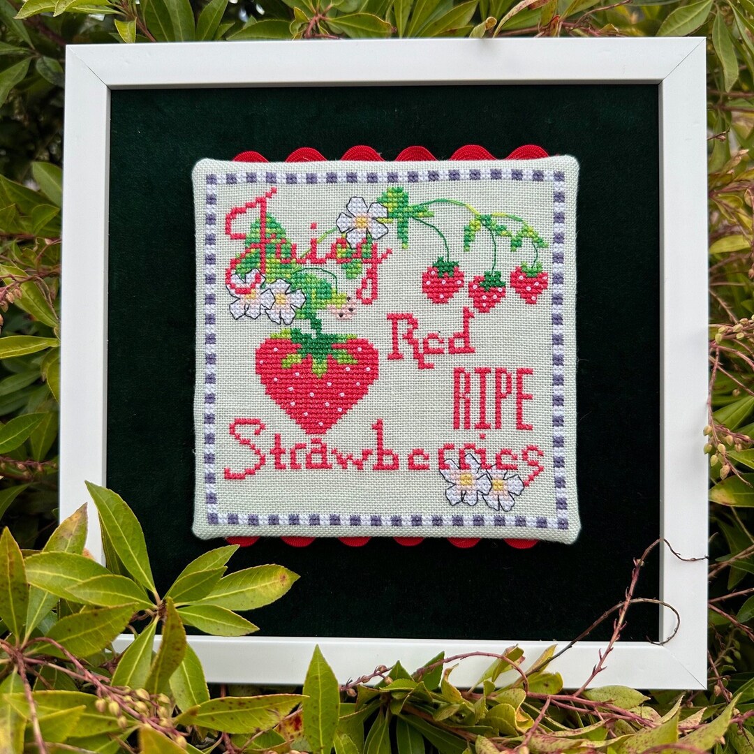 Luhu Stitches Red & Ripe Cross Stitch Pattern ~ Luhu Stitches Cross ...