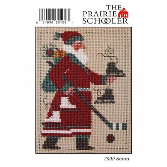 PRAIRIE SCHOOLER SANTA 2009 Cross Stitch Pattern Christmas - Etsy