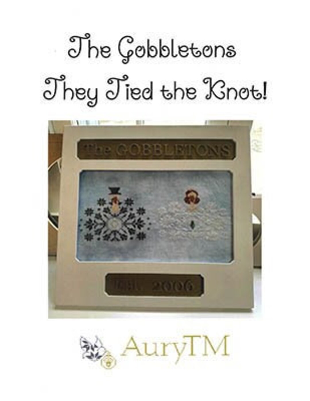 Aury™ Gobbletons They Tied the Knot Cross Stitch Pattern - New Cross ...