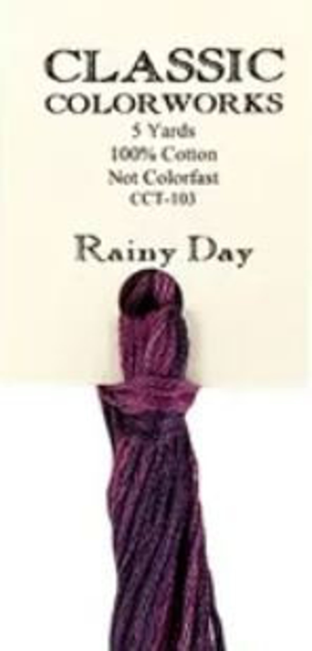 Classic Colorworks RAINY DAY Cross Stitch Floss Embroidery Floss Embers ...