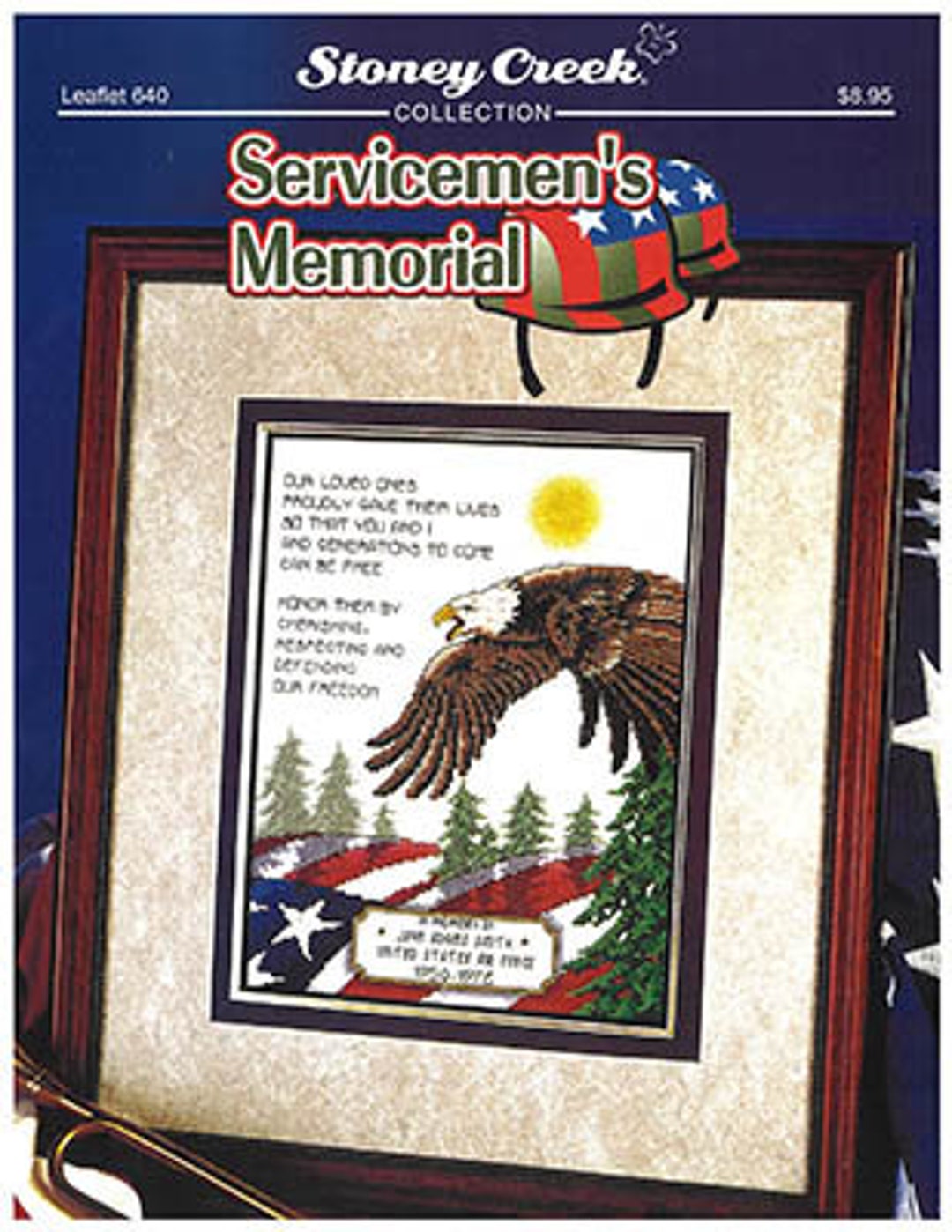 Stoney Creek Servicemen's Memorial Cross Stitch Pattern - Patriotic ...