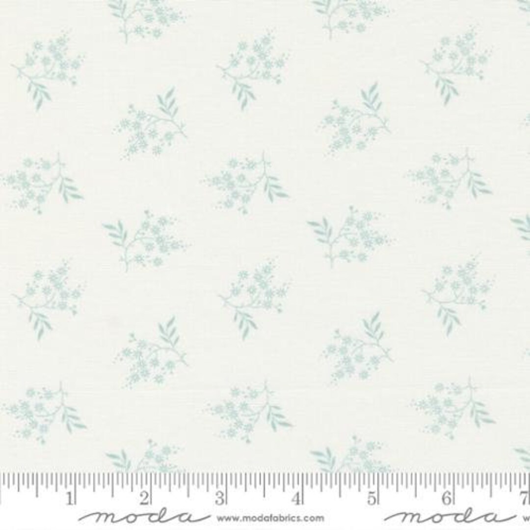 Honeybloom ~ Friendly Flowers Florals Milk Fabric by the Yard and Half ...