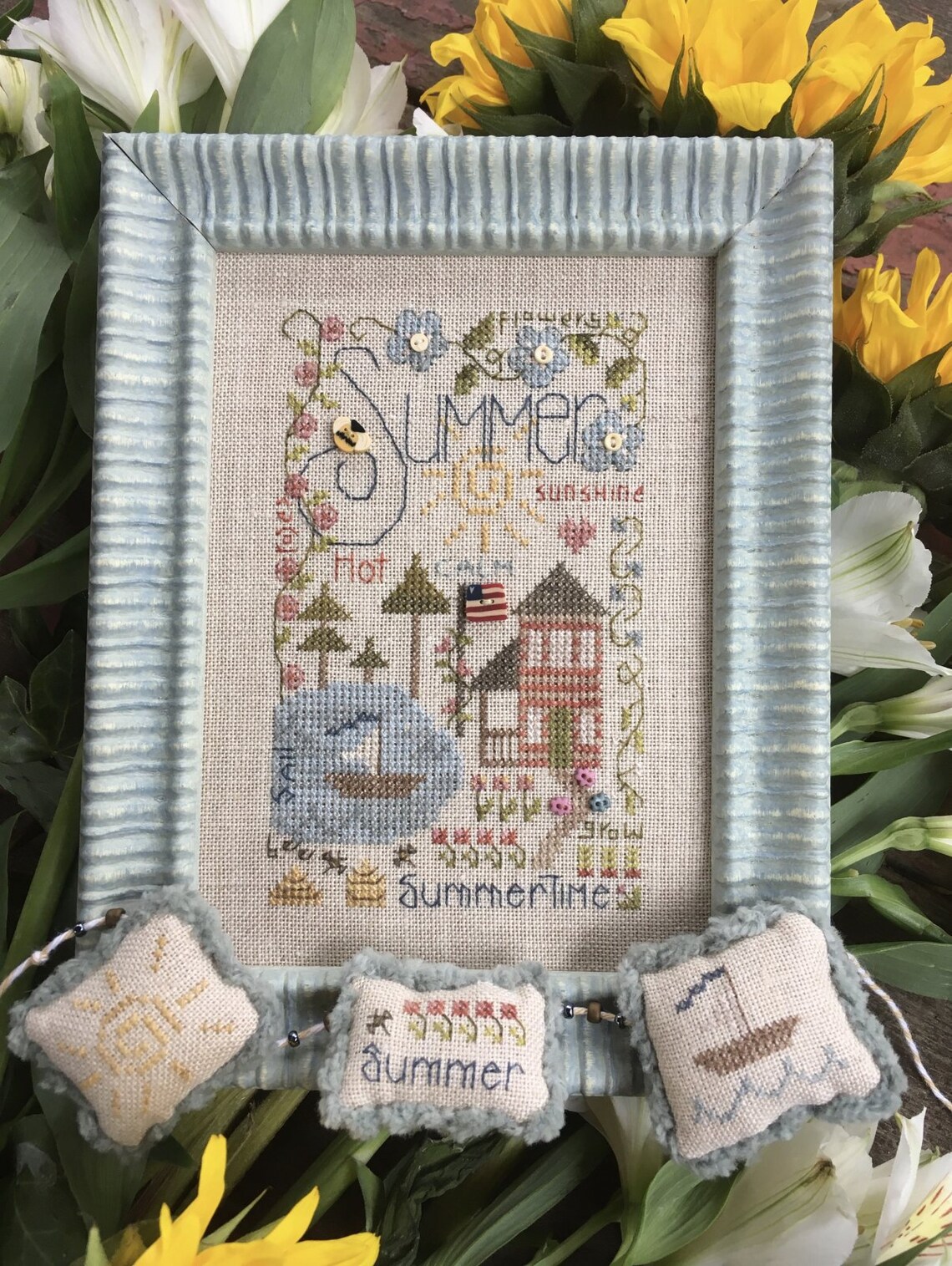 Shepherd's Bush SUMMER NOTES Cross Stitch Pattern Summer | Etsy