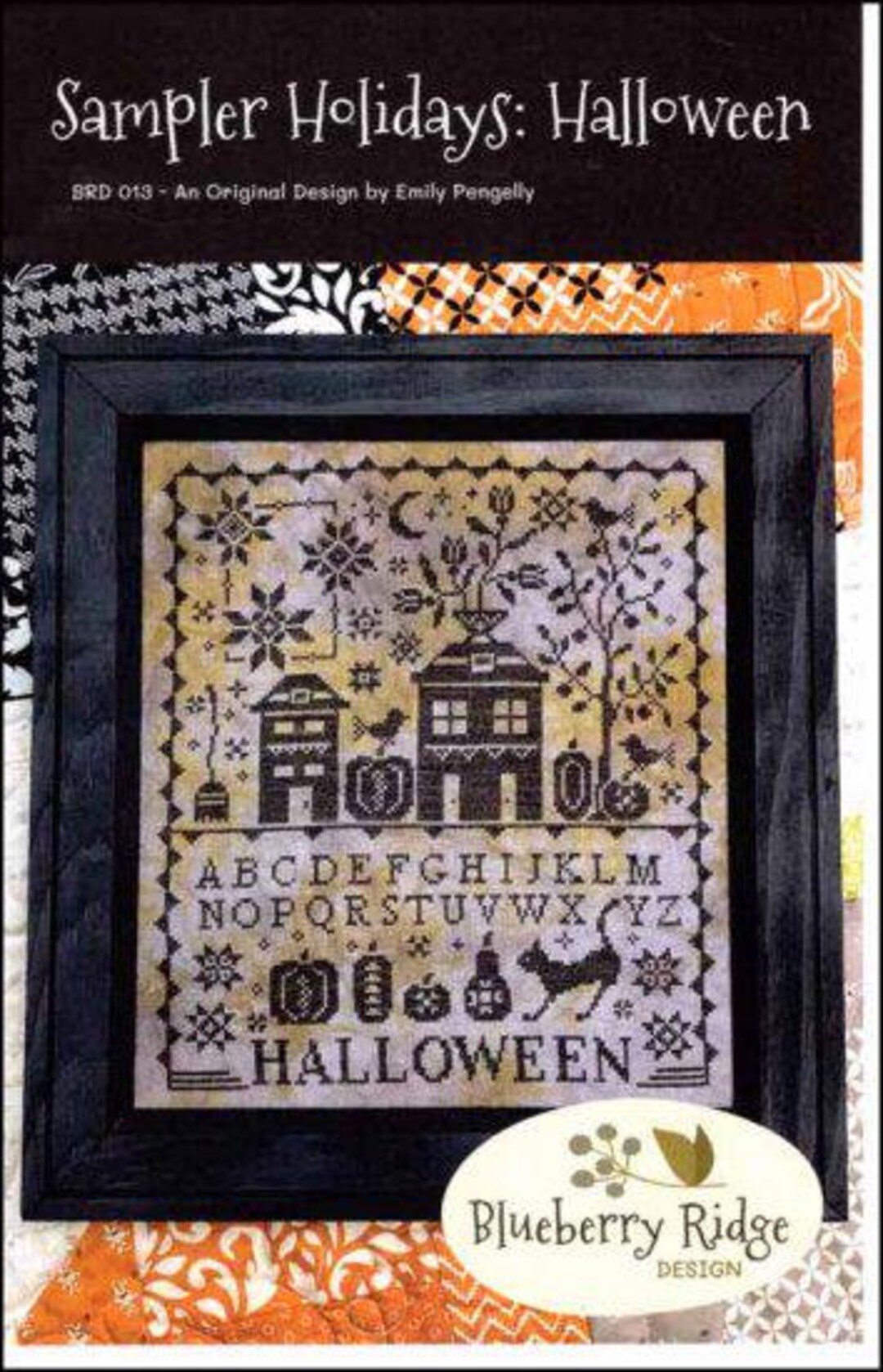 Blueberry Ridge Designs Sampler Holidays Halloween Cross Stitch Pattern ...