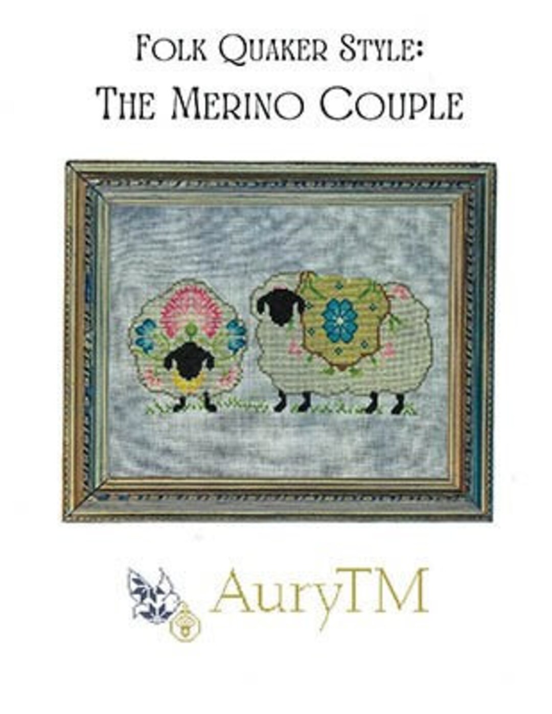 Aury™ MERINO COUPLE Cross Stitch Pattern ~ Aury Cross Stitch ~ NEW ...
