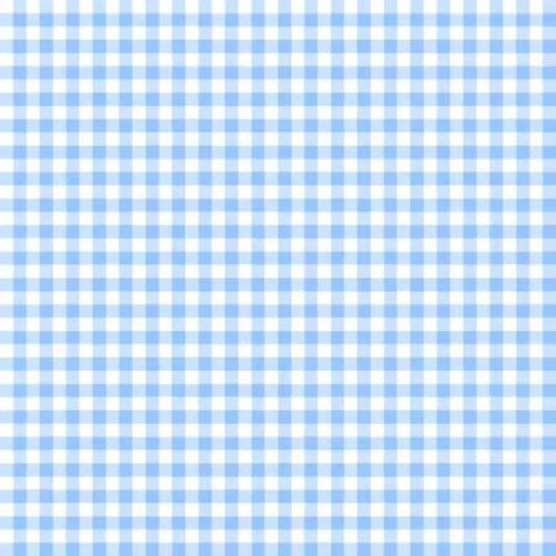 Blue Gingham Fabric - Etsy