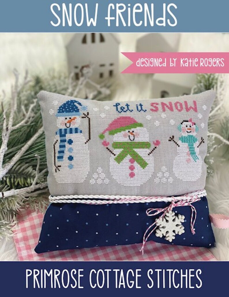 Primrose Cottage Stitches Snow Friends Cross Stitch Pattern - Etsy