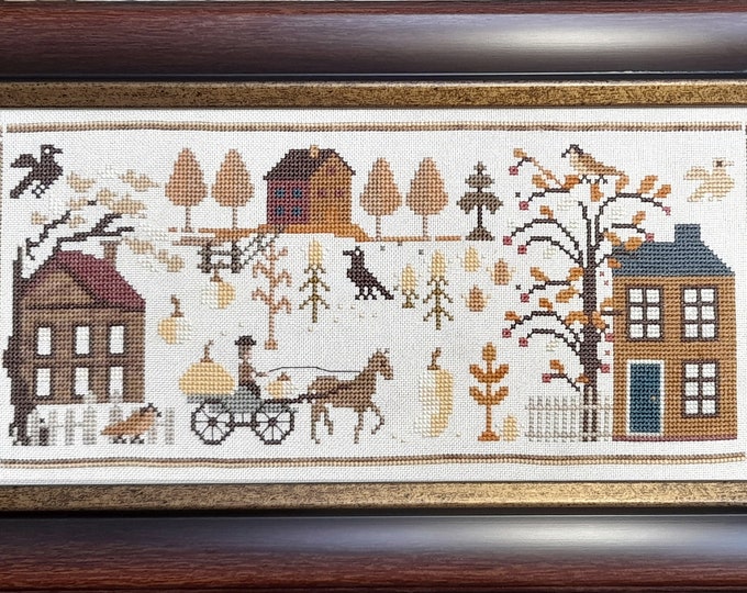 Samplers Primitives GATHER Cross Stitch Pattern Samplers Primitives ...