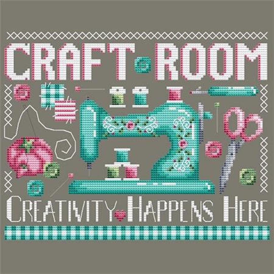 Shannon Christine CRAFT ROOM Cross Stitch Pattern - Etsy