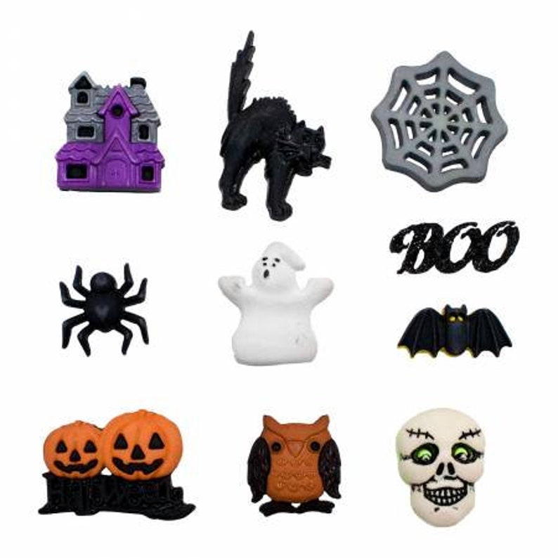 Buttons Galore FRIGHT NIGHT Buttons BG-4544 Cross Stitch - Etsy