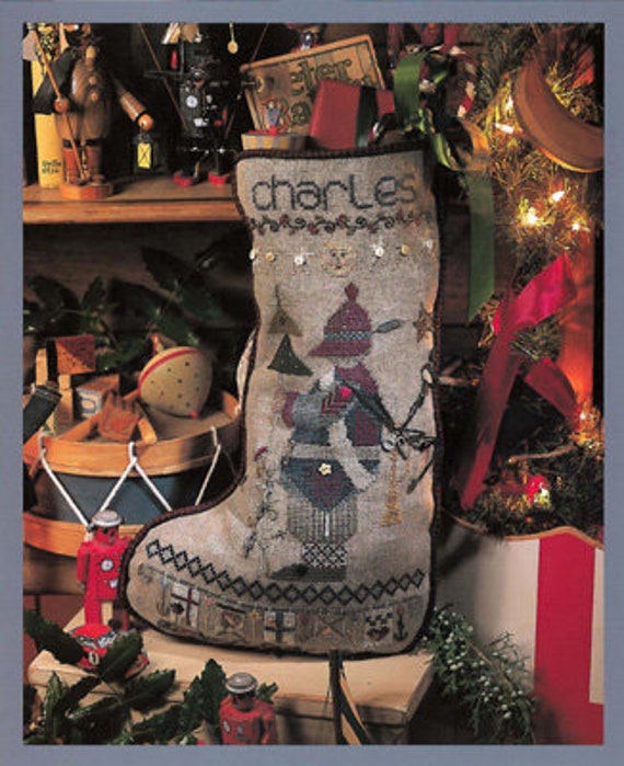 Shepherd's Bush Cross Stitch Pattern CHARLES' STOCKING | Etsy