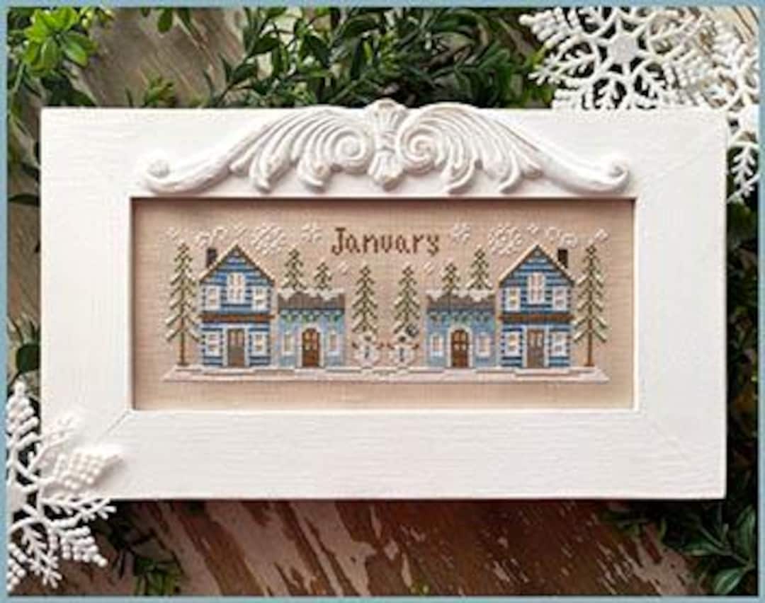 Country Cottage Needleworks Monthly Mini Village January Cross Stitch ...