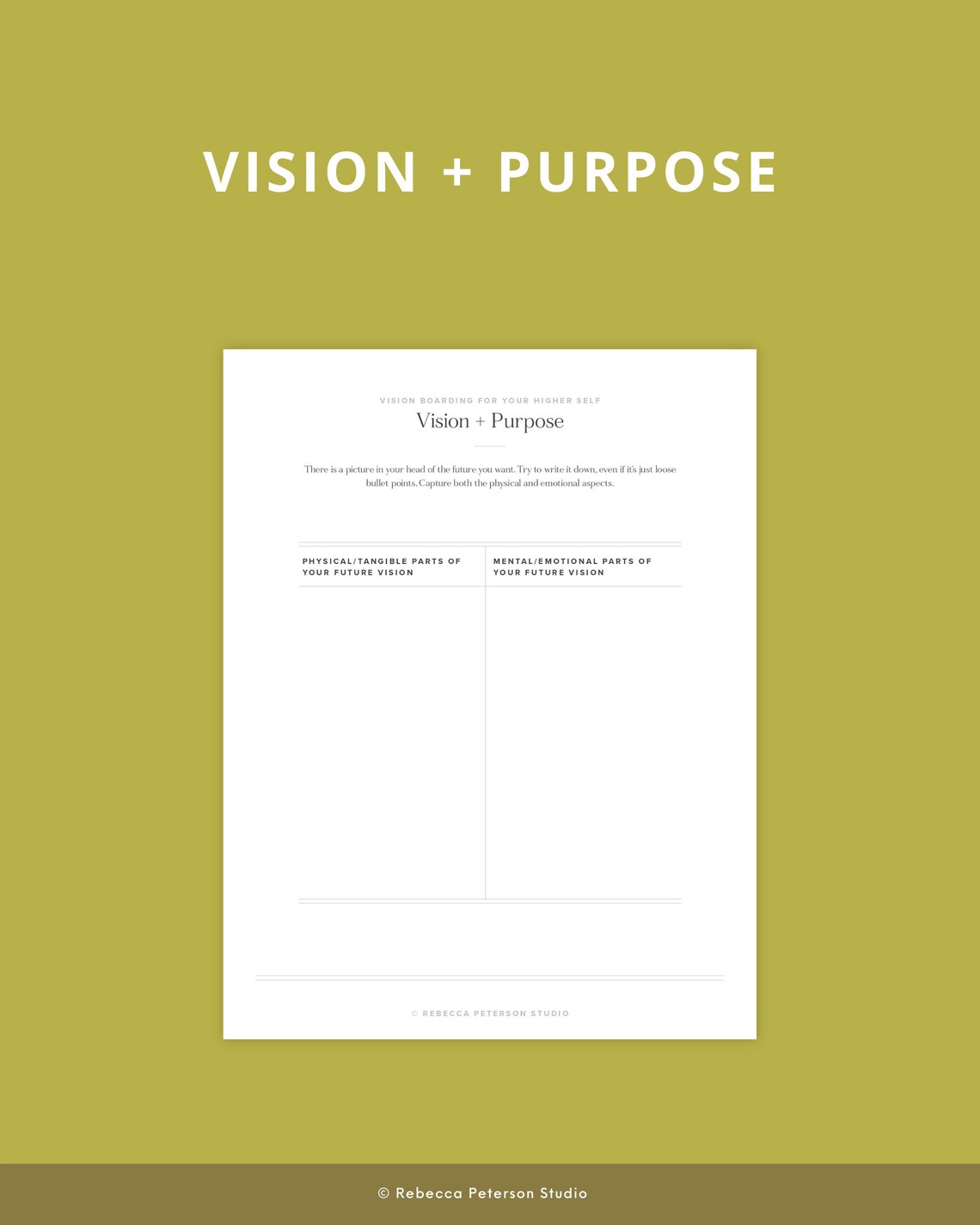 Vision Boarding Guide Digital Planner, Vision Board Template, Vision ...