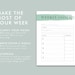 Weekly Goals Planner | Goal-setting Printable | Weekly Printable ...