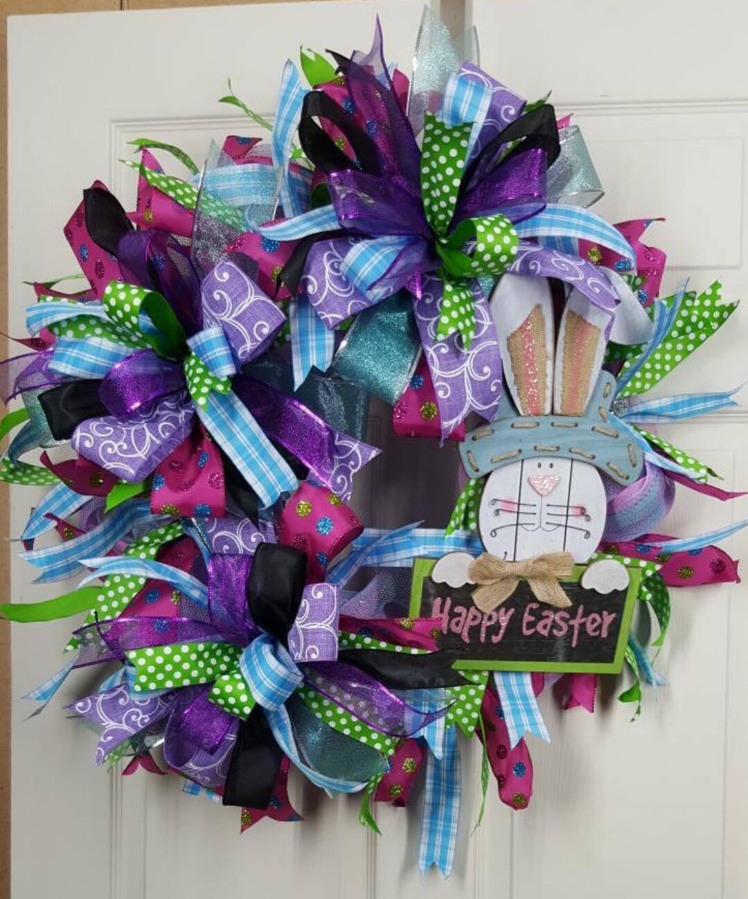 Easter Wreath, Easter Door Hanger, Easter Door Decor, Easter ...