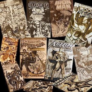 Comic Cover | Any | 3D Comic Book Replica | Wood Comic | 3D | - Etsy