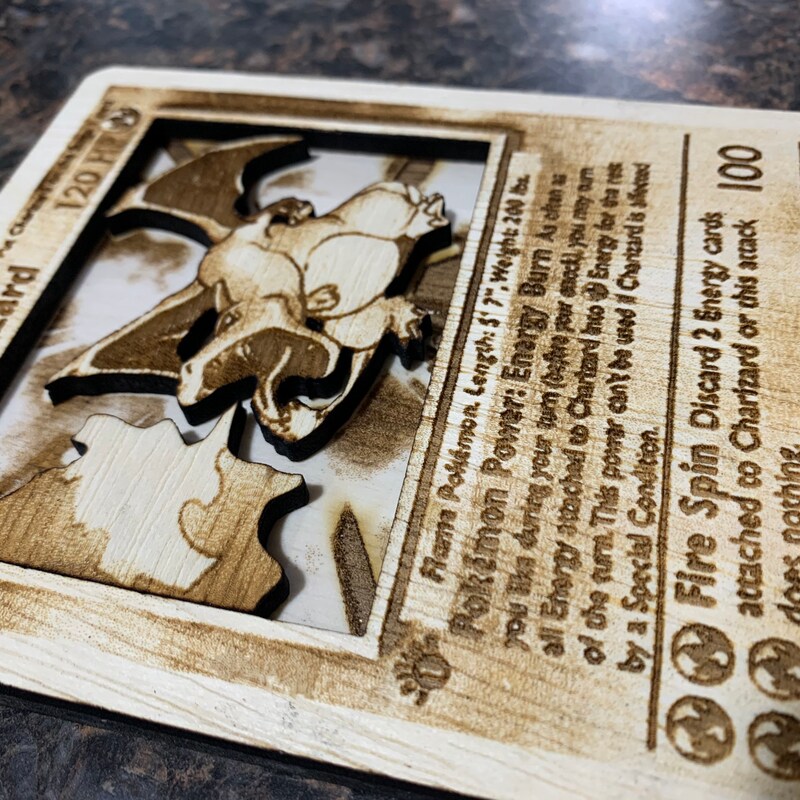 Charizard Laser Cut - Etsy