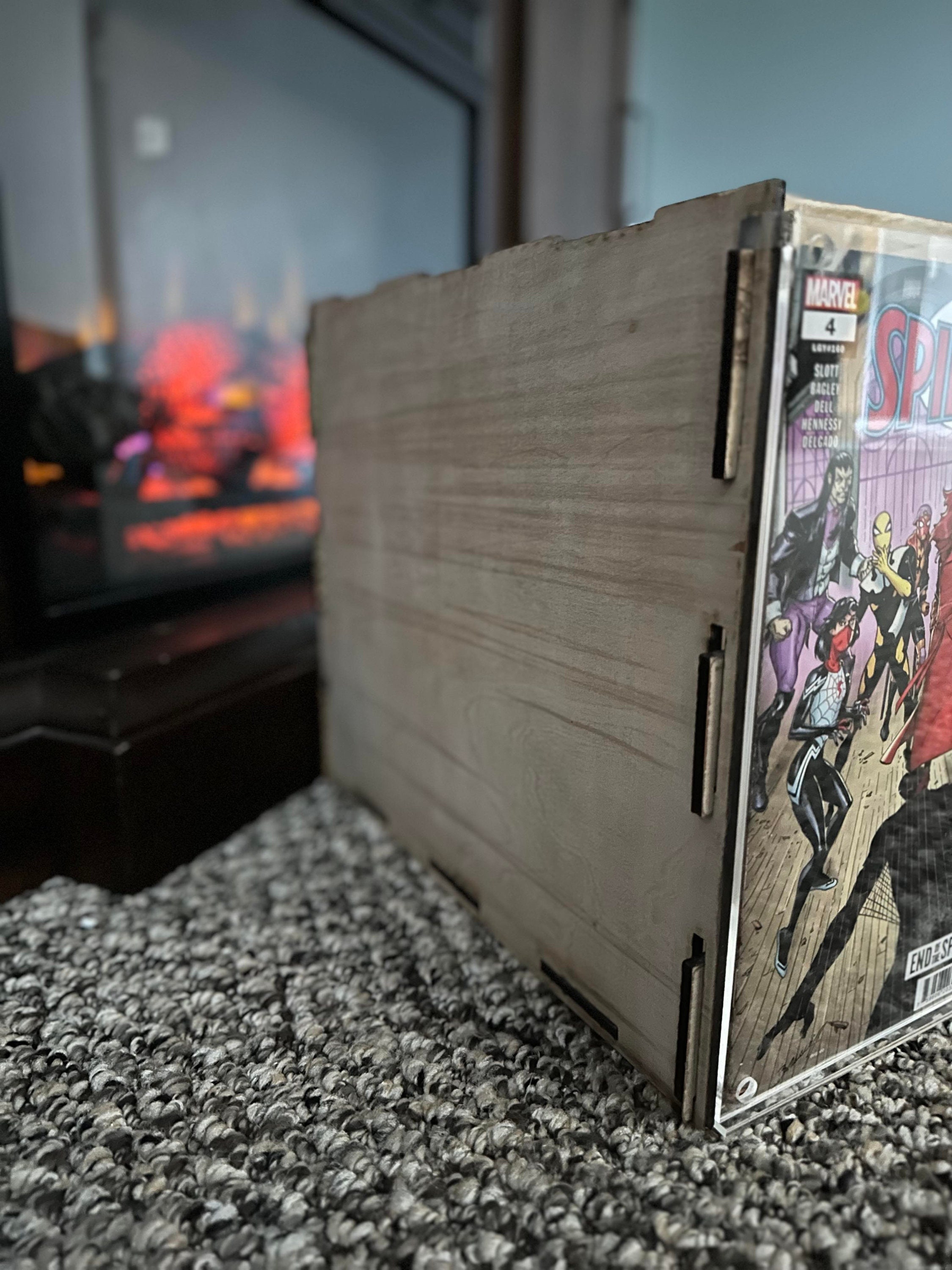 Wood Comic Book Storage | Comic Book Display | Comic Book Box | Comic ...