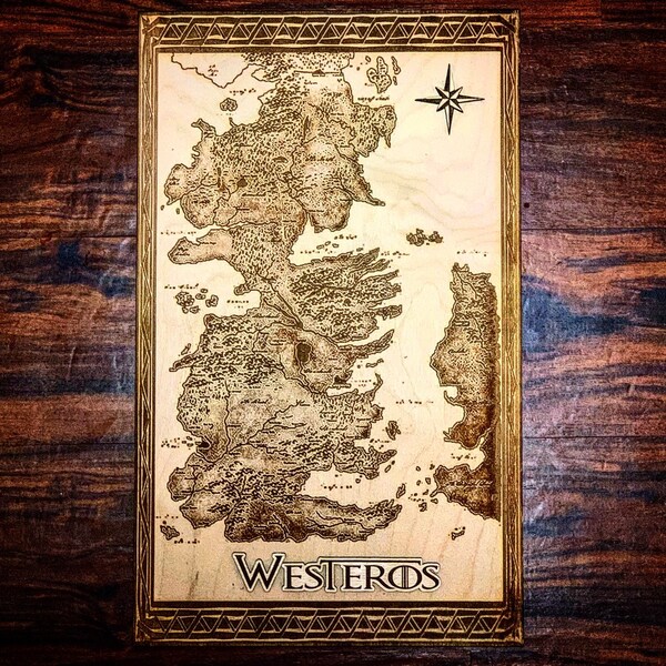 Westeros Map - Etsy