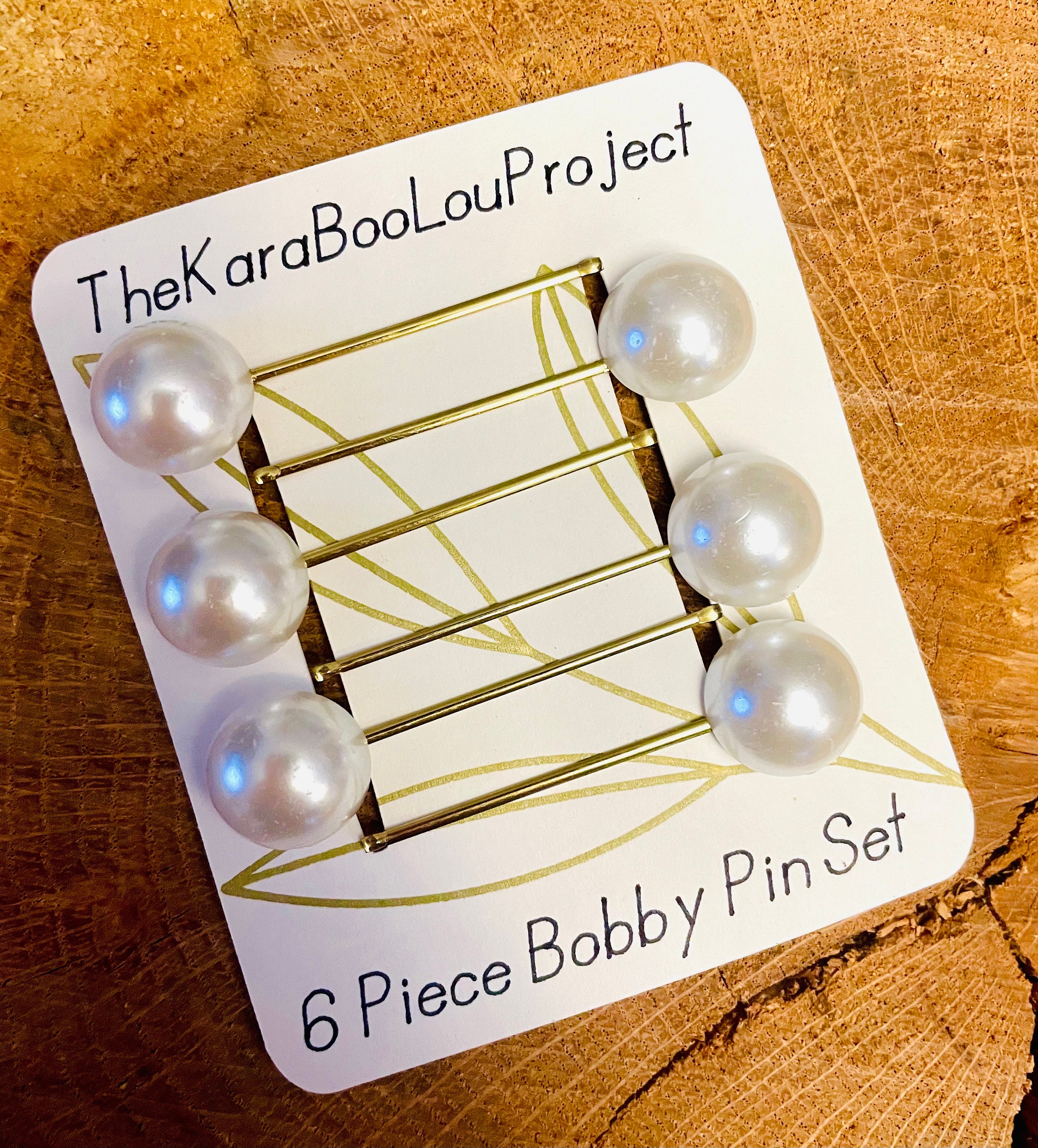 Pearl Bobby Pins 6 Pack - (bobby Pin Color Options) - Etsy