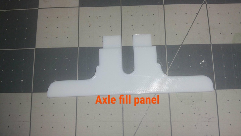 Front T-bar, Rear T-bar , Fuel Tank Filler Panel Model Kit Parts Set - Etsy