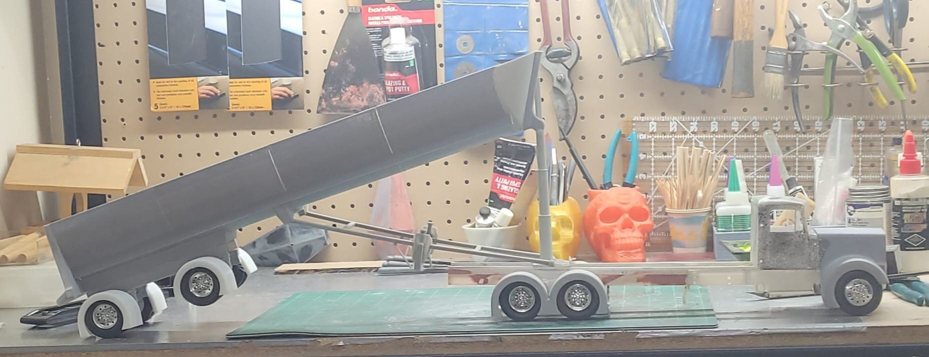 24-25th Scale Modern Half-round Dump Trailer KIT - Etsy