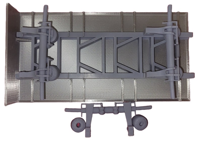 1/16th Scale Cattle Trailer Model Kit - Etsy