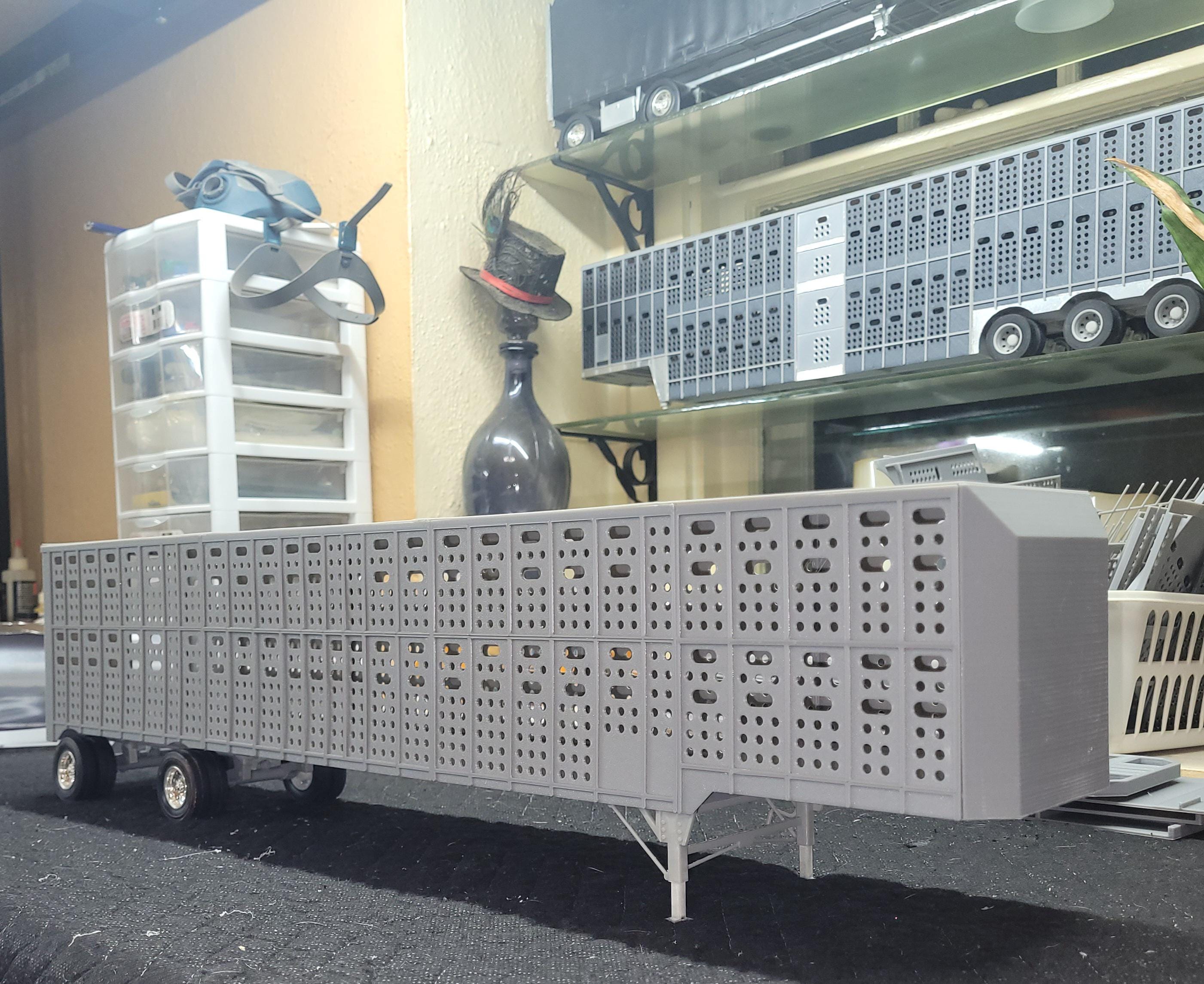 Hog Hauler Modern Trailer Model Kit 24/25th Scale - Etsy