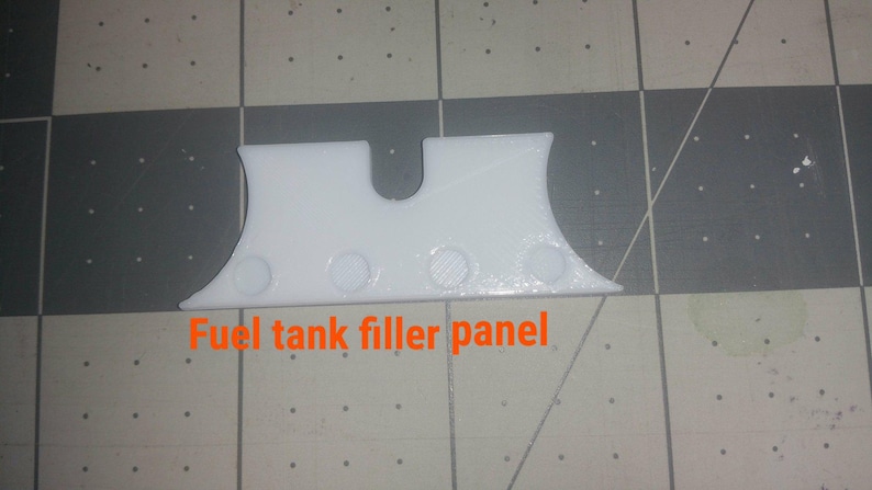 Front T-bar, Rear T-bar , Fuel Tank Filler Panel Model Kit Parts Set - Etsy