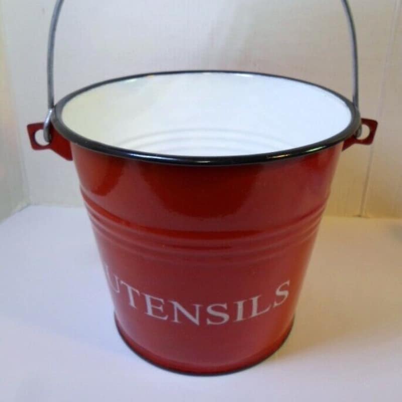 Enamel Bucket - Etsy