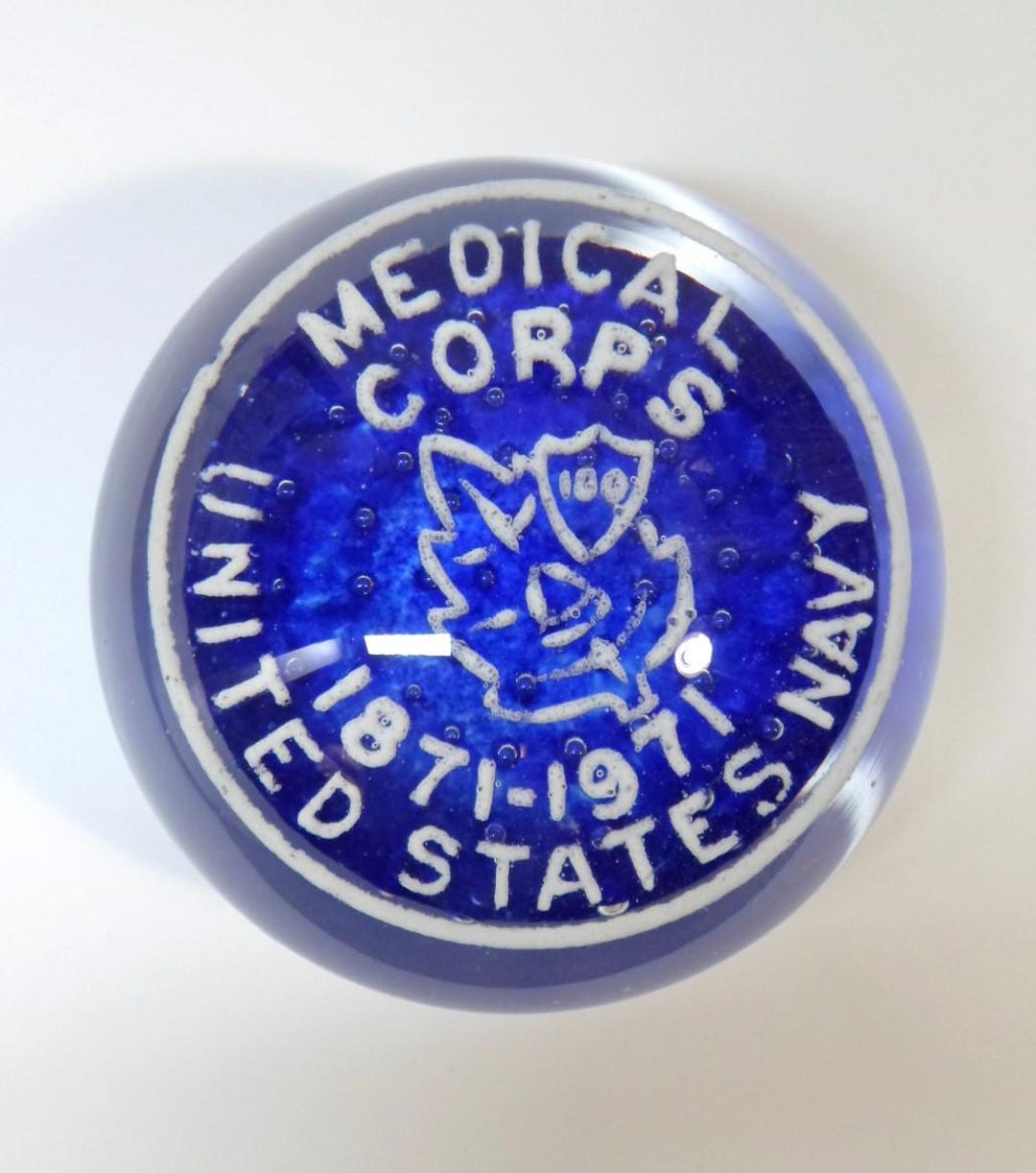 Vintage United States NAVY MEDICAL Corps PAPERWEIGHT 100 Years ...