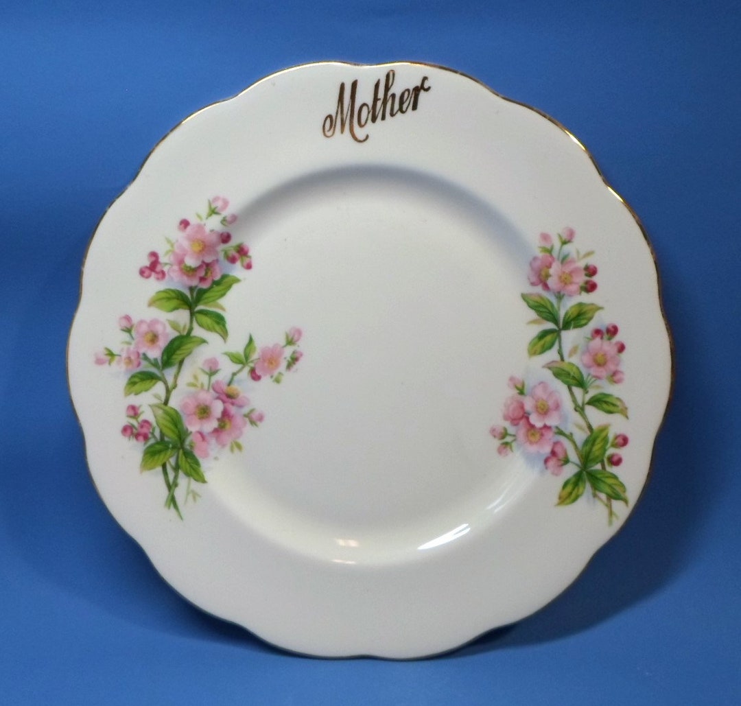 Vintage Royal Albert MOTHER PLATE - Apple Blossom Pattern Blossom Time ...