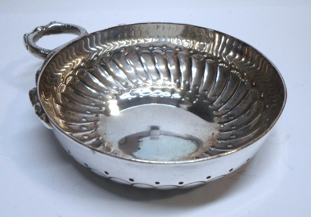Vintage Silver TASTEVIN WINE TASTER With Double Serpent Handle ...