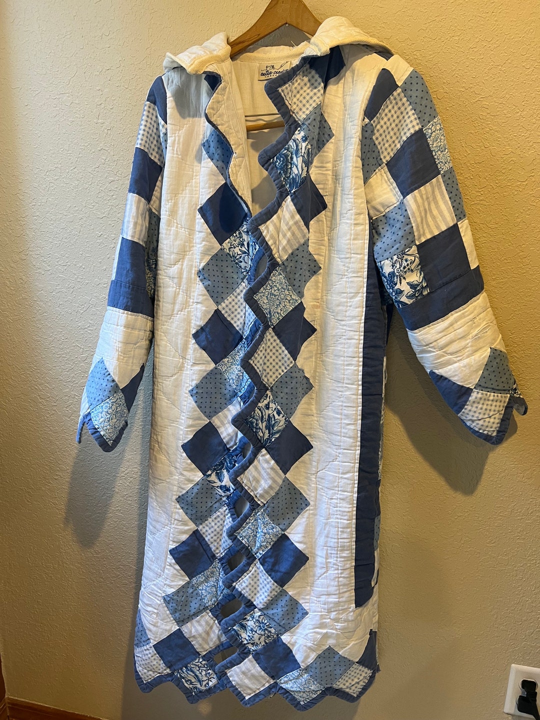 Handmade Quilt Coat Upcycled Long Coat - Etsy