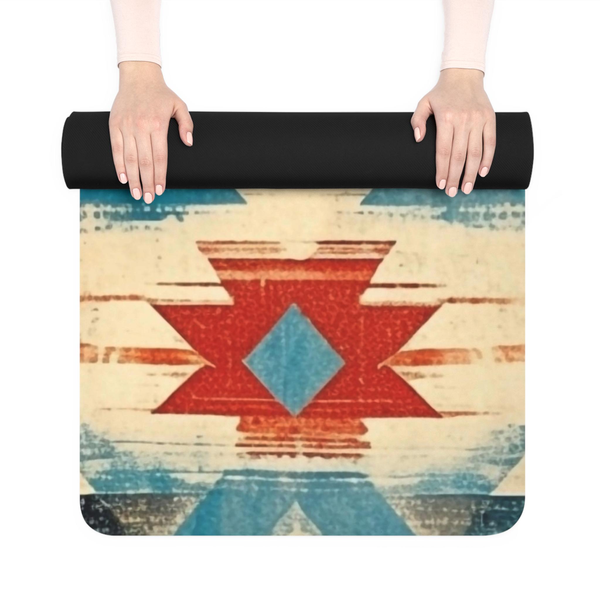 Southwestern Yoga Mat, Boho Yoga Mat, Native Style Yoga Mat, Tribal ...