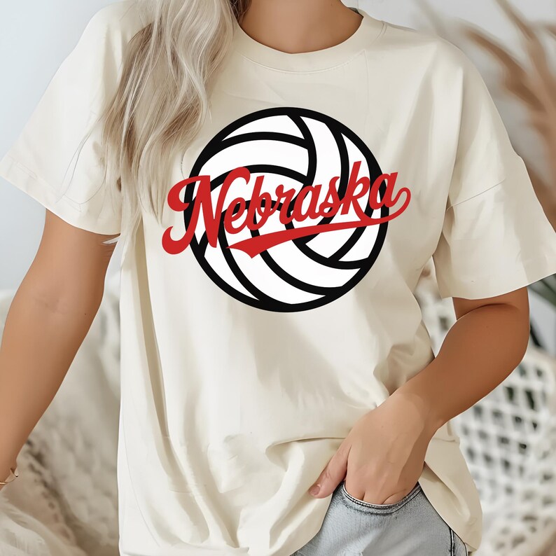 Nebraska Volleyball PNG Bundle: Cornhusker State Pride (digital ...