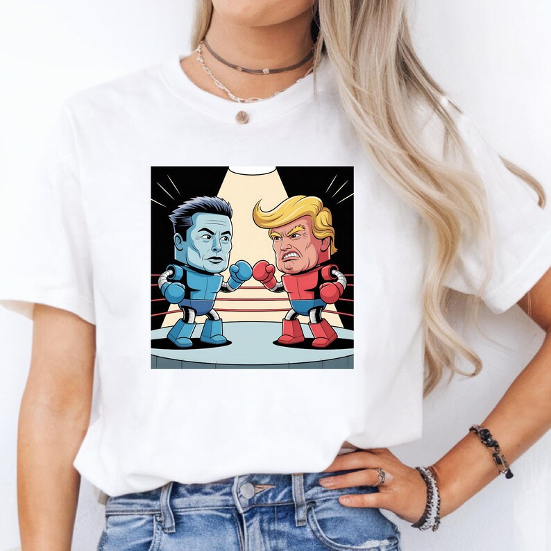 Trump Vs Musk Boxing PNG: Funny Political Satire (digital Download) - Etsy