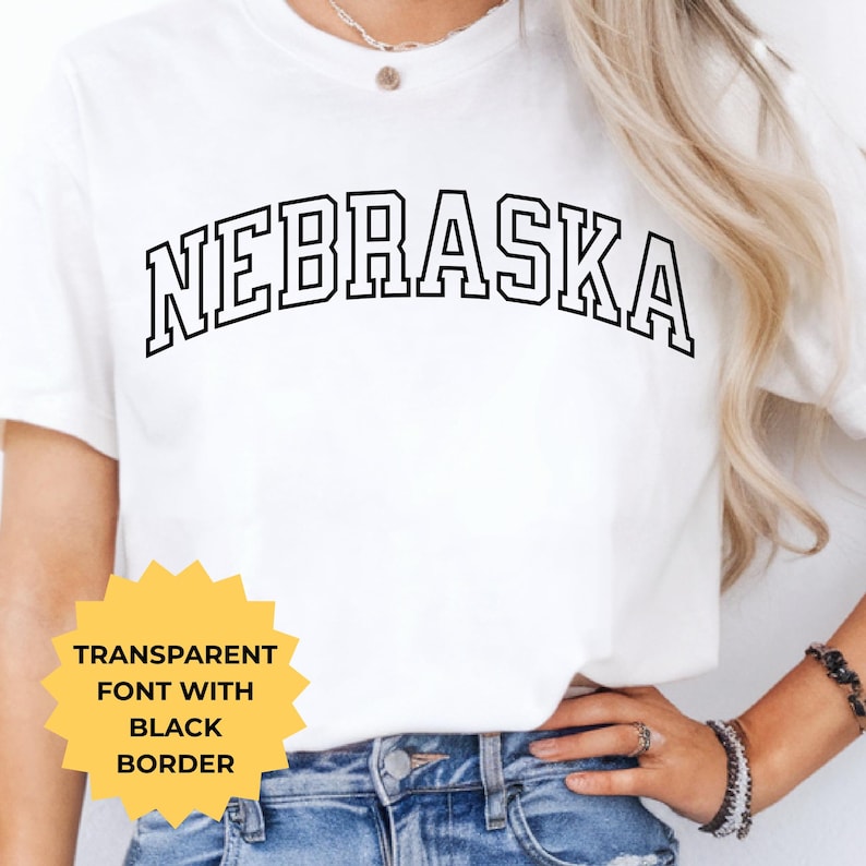 Nebraska Typography PNG Bundle: State Pride (digital Download) - Etsy
