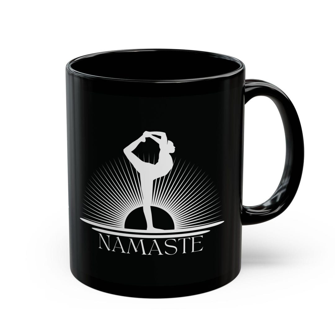 Dancer Pose Yoga Mug: Namaste Coffee Cup (11oz 15oz) - Etsy