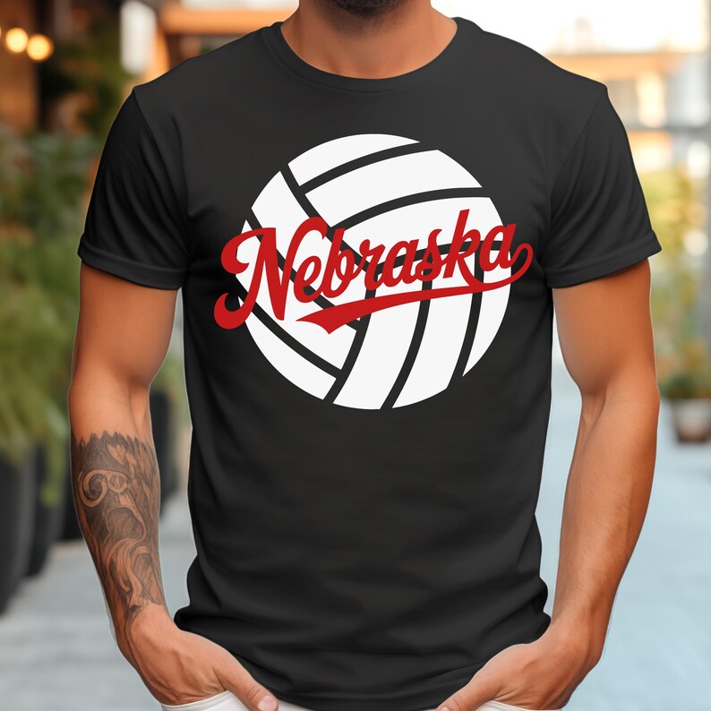 Nebraska Volleyball PNG Bundle: Cornhusker State Pride (digital ...
