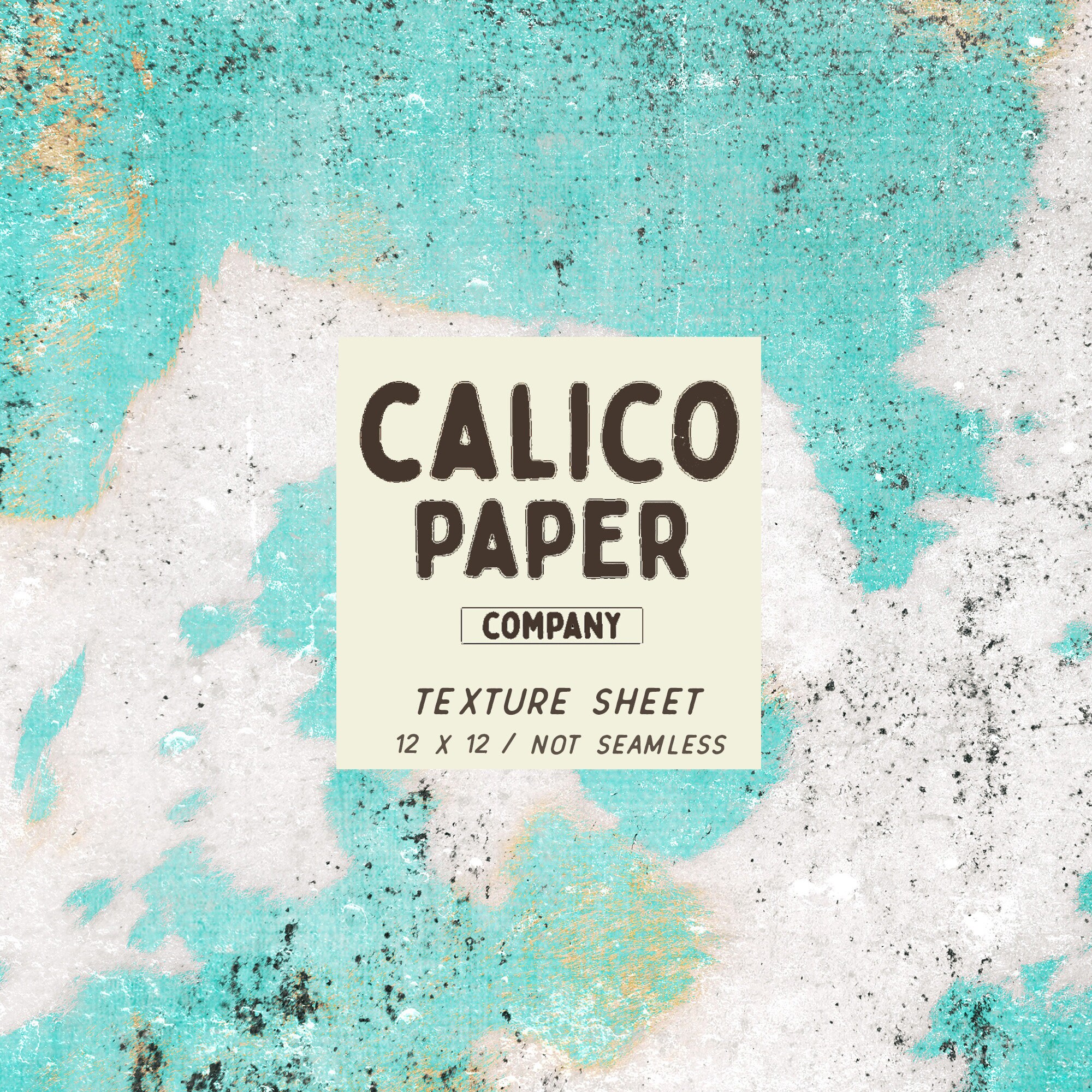 Western Turquoise Blue Texture 12 X 12 Digital Paper Sheet - Etsy