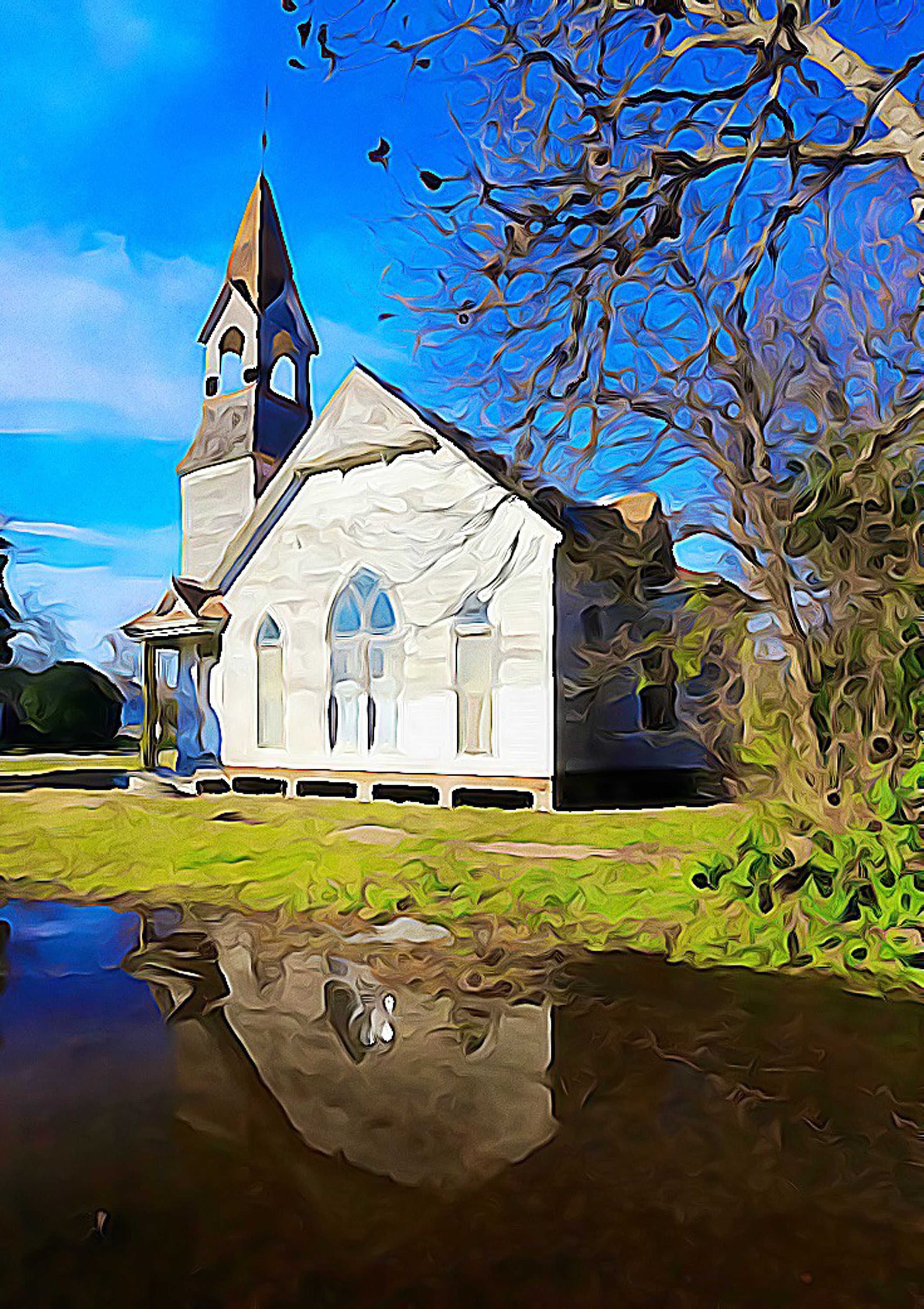Old Church Giclee Canvas Print Wall Art Cleansed By the | Etsy