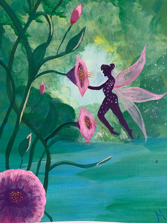 Pink Forest Fairy | Etsy